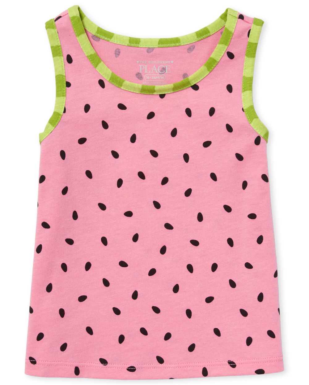 Baby And Toddler Girls TINY COLLECTIONS Print Knit Tank Top - Sweet ...