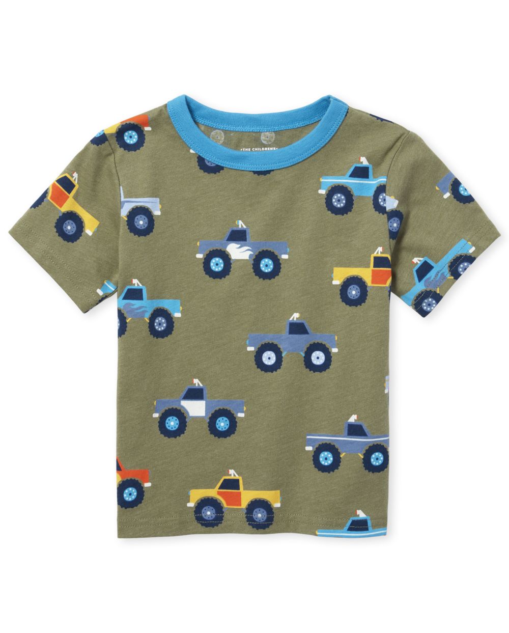 Baby And Toddler Boys TINY COLLECTIONS Short Sleeve Print Top - Beep Beep