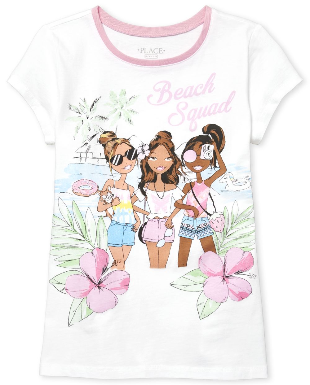 Girls Beach Squad Graphic Tee
