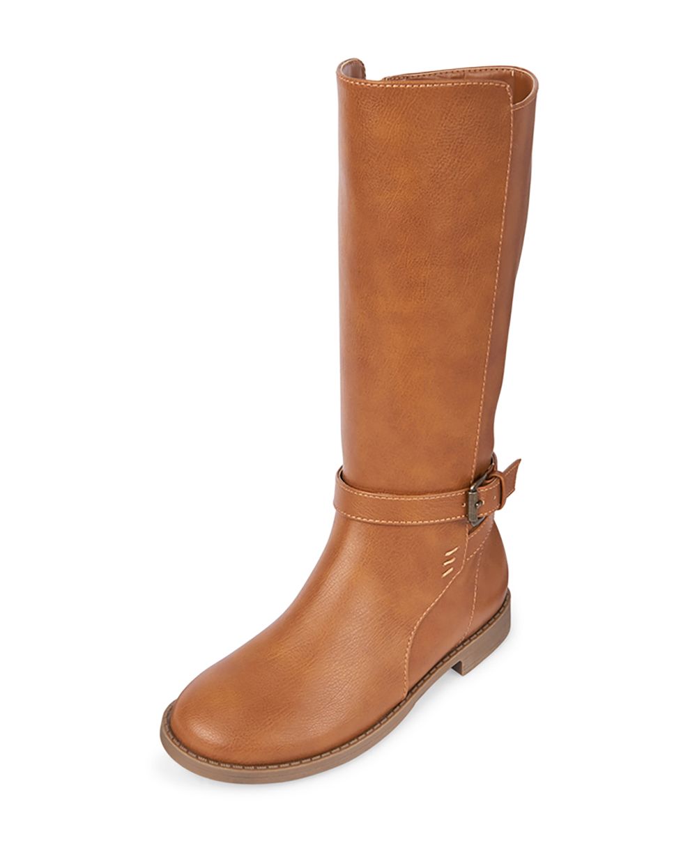 Girls Tall Faux Leather Boots