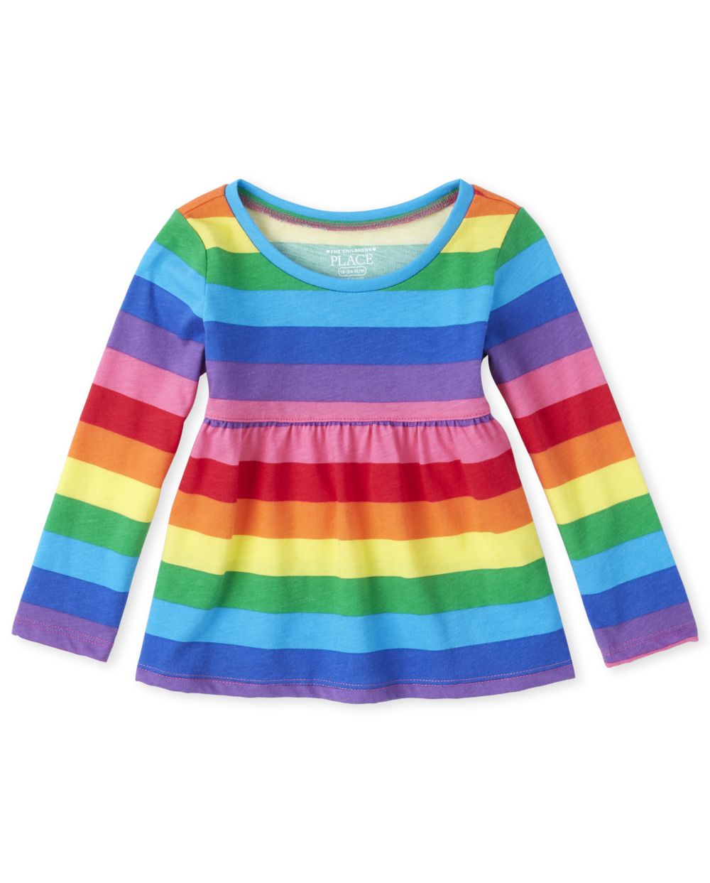 Baby And Toddler Girls Long Sleeve Print Top