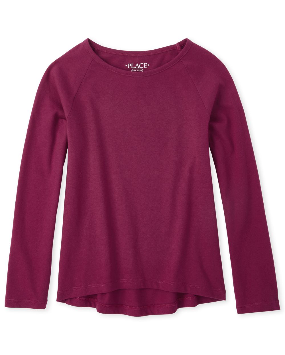 Girls Long Sleeve Basic Layering Tee