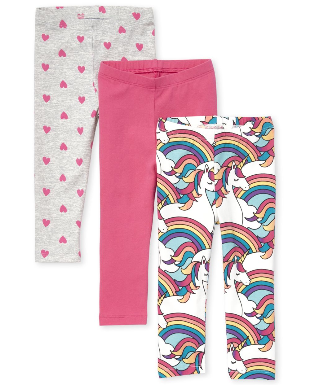 Toddler Girls Print Leggings 3-Pack