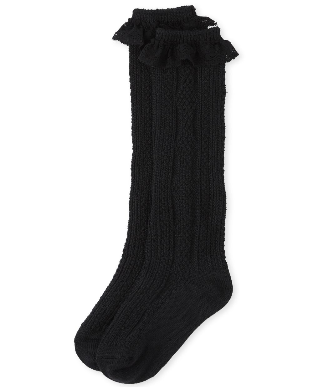 Girls Lace Super Soft Boot Socks