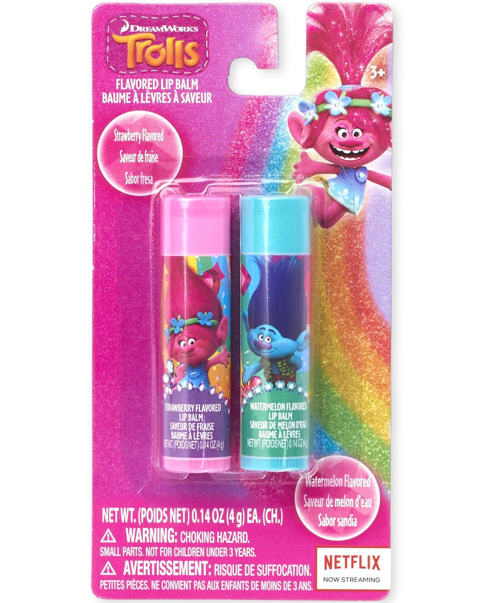 Girls Trolls Lip Balm 2-Pack