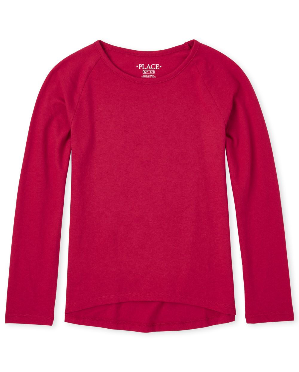 Girls Long Sleeve Basic Layering Tee