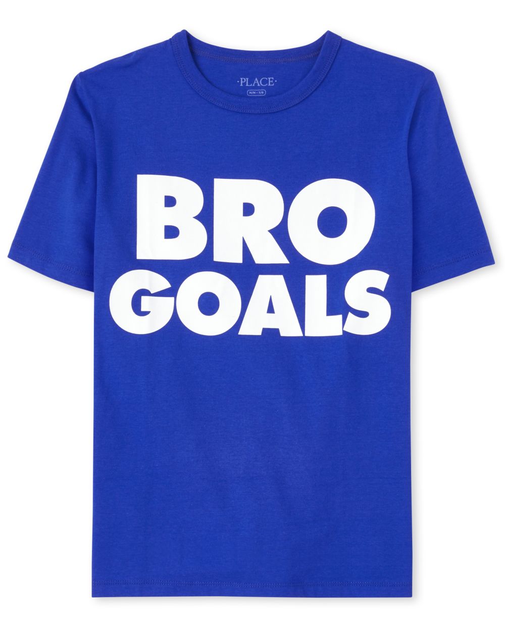 Boys Short Sleeve 'Bro Goals' Matching Graphic Tee