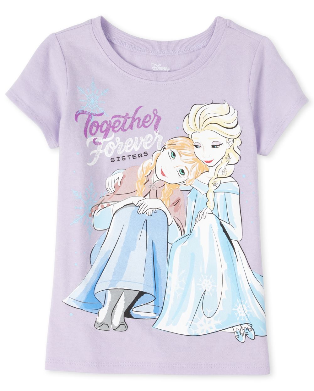 Toddler Girls Disney Frozen 2 Short Sleeve 'Together Forever Sisters ...