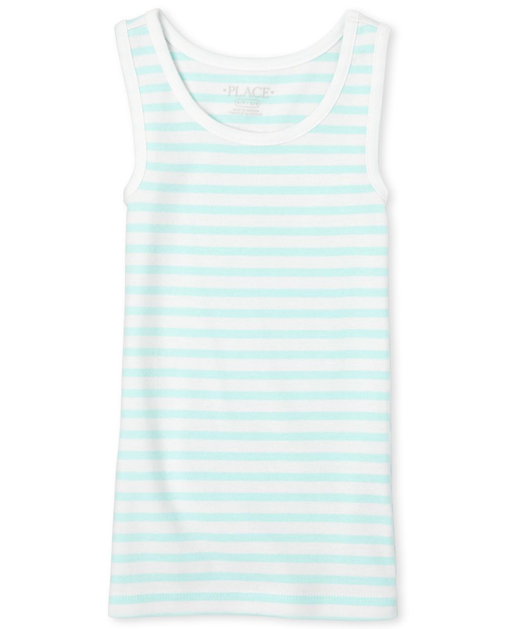 Girls Sleeveless Striped Tank Top