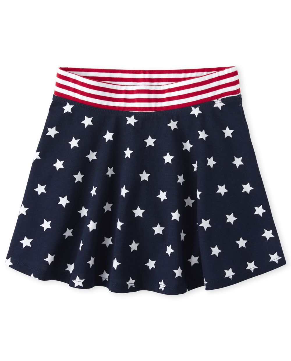 Girls Americana Mix And Match Star Print Knit Skort