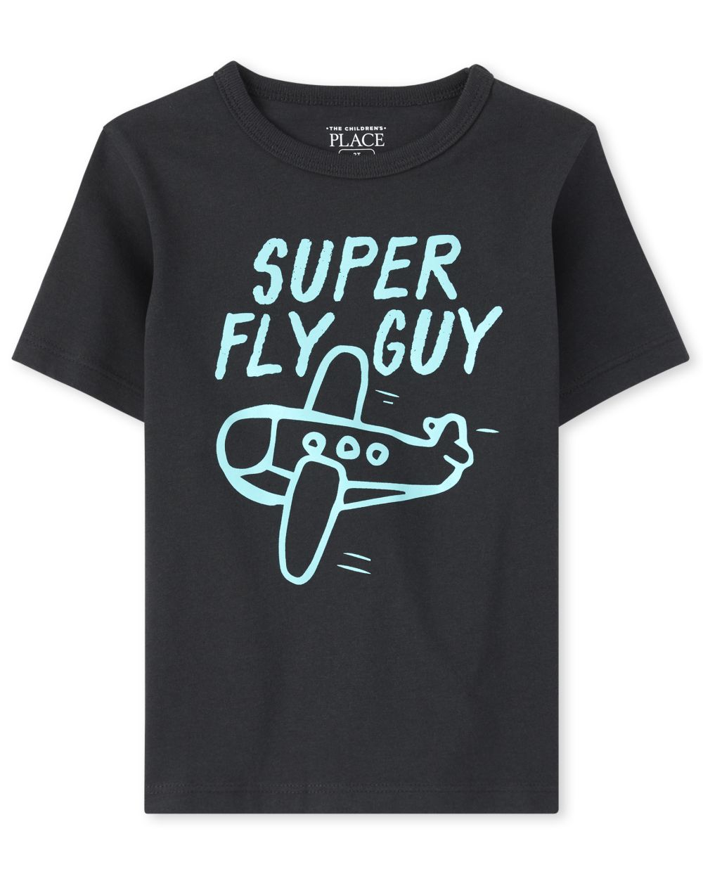 Baby And Toddler Boys Short Sleeve 'Super Fly Guy' Airplane Graphic Tee