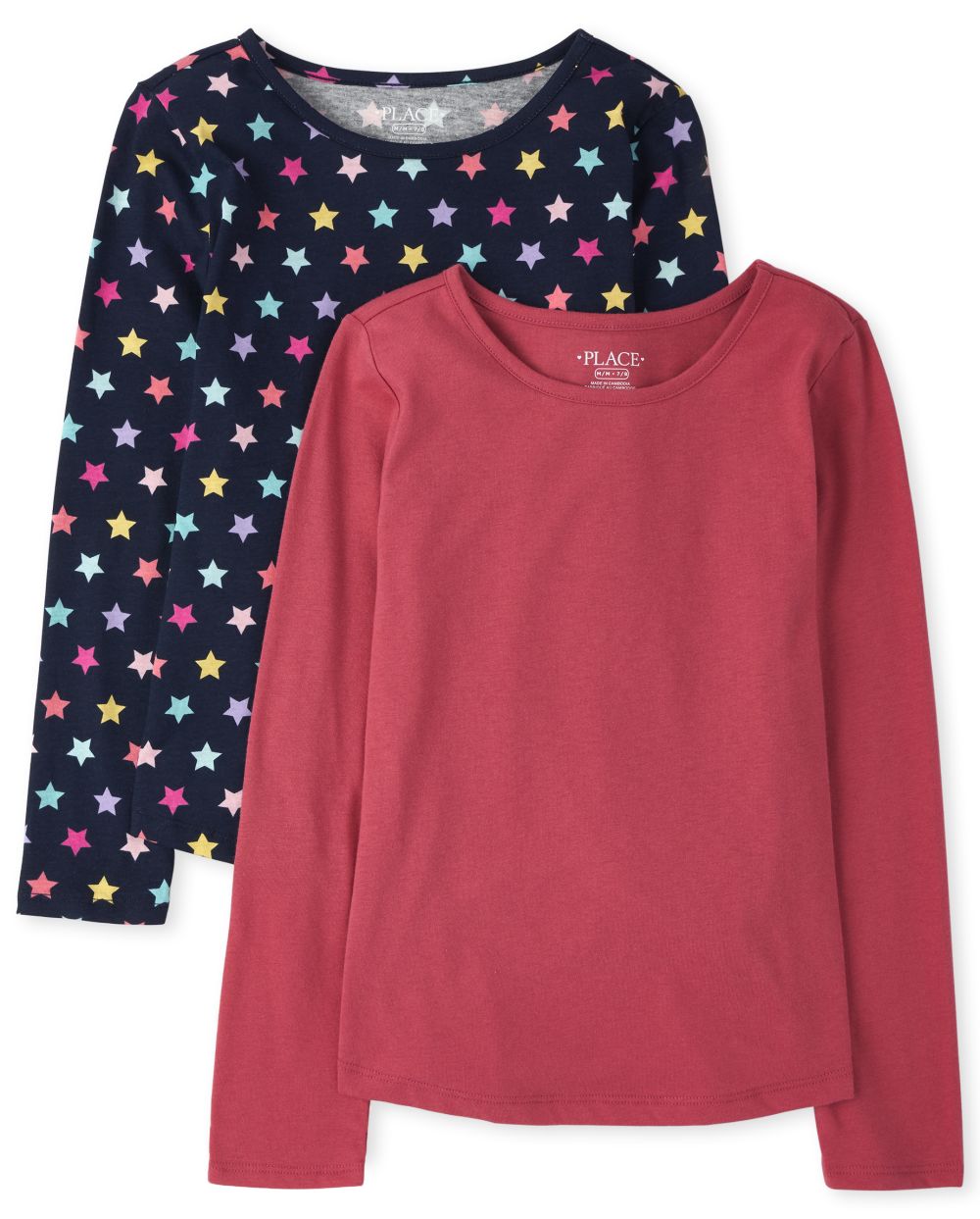 Girls Long Sleeve Top 2-Pack