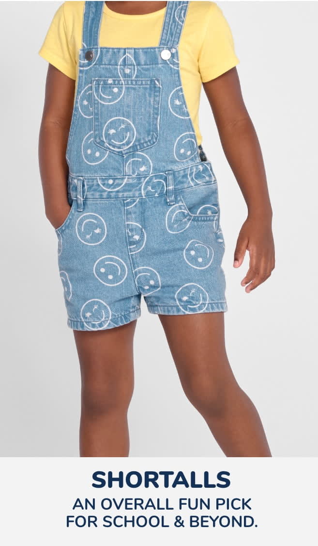 Toddler Girl Shortalls | The Children's Place | Free Shipping*